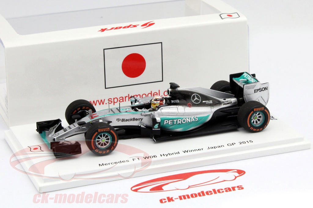 Spark 1:43 L. Hamilton Mercedes F1 W06 Hybrid #44 World Champion Japan ...