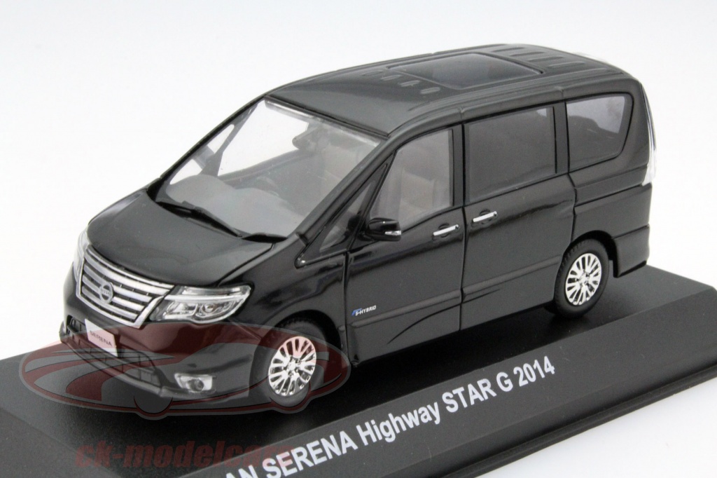 Kyosho 1:43 日产 Serena 2014年 黑色 3871dbk 模型 汽车 3871dbk 4548565274161