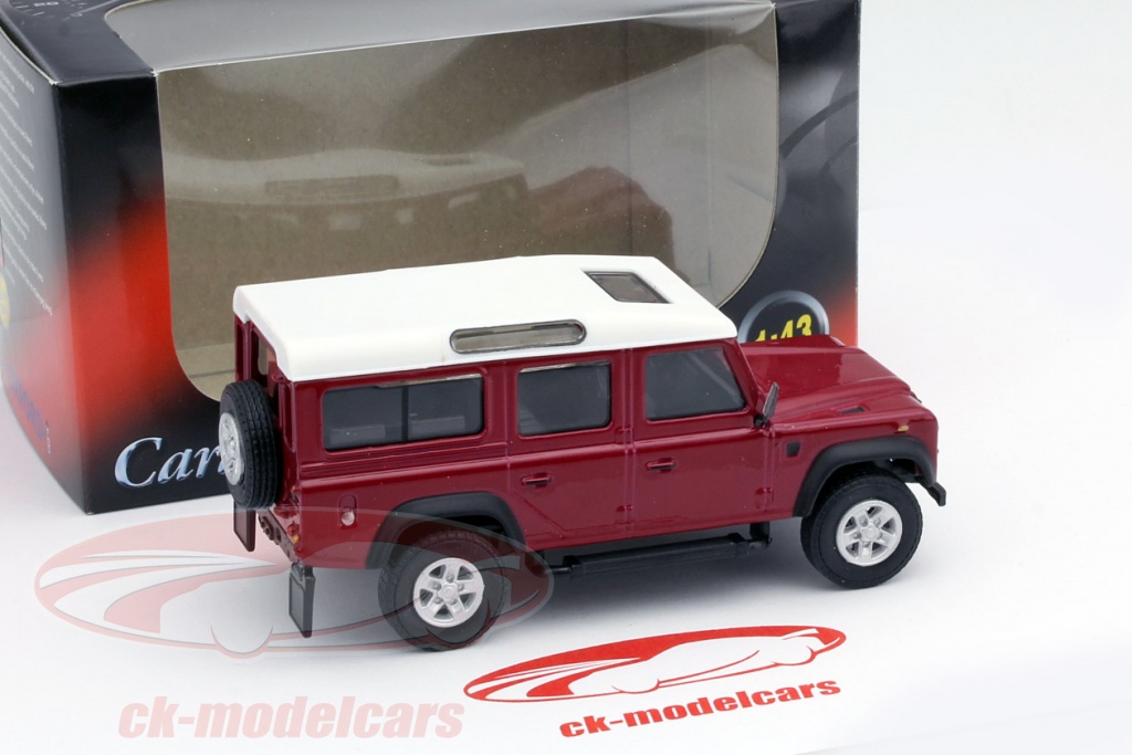 Cararama 1:43 Land Rover Defender 110 dark red 53260 model car 53260 ...