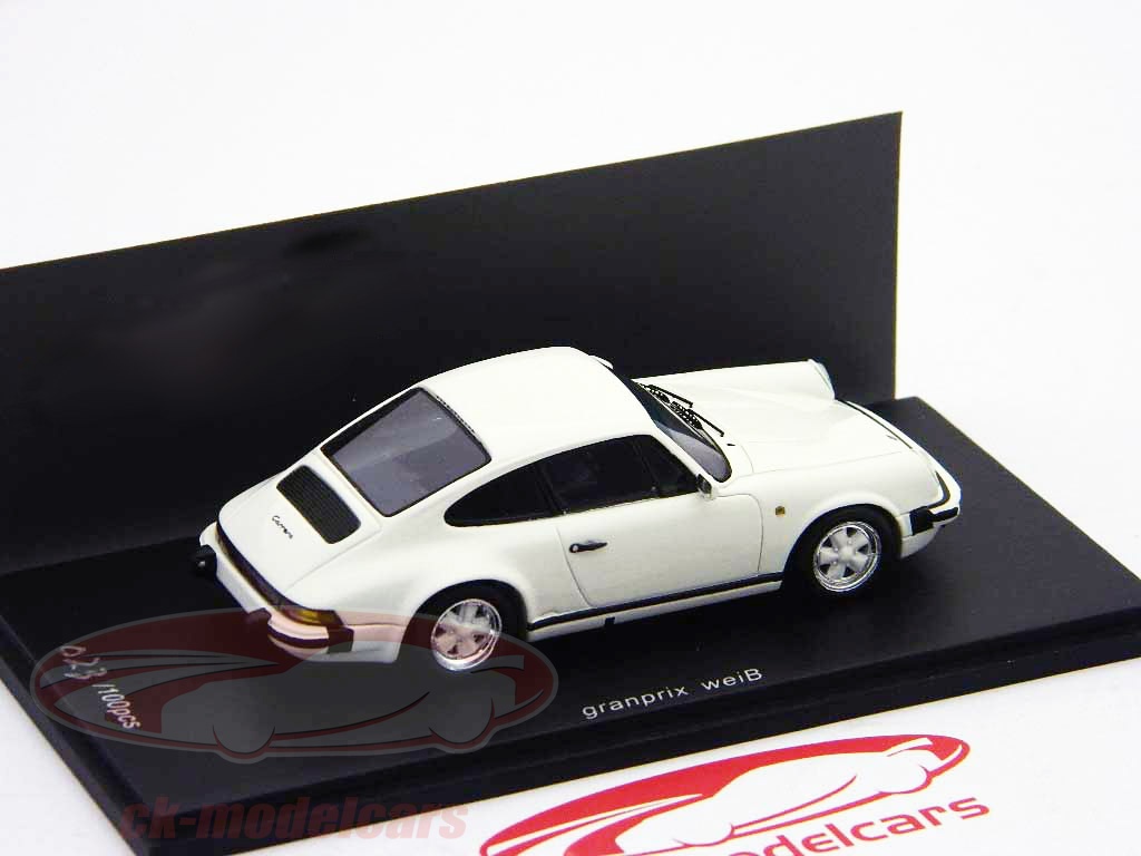 Spark 1:43 Porsche 911 Carrera 3.2 grand prix white CA04311009 model ...