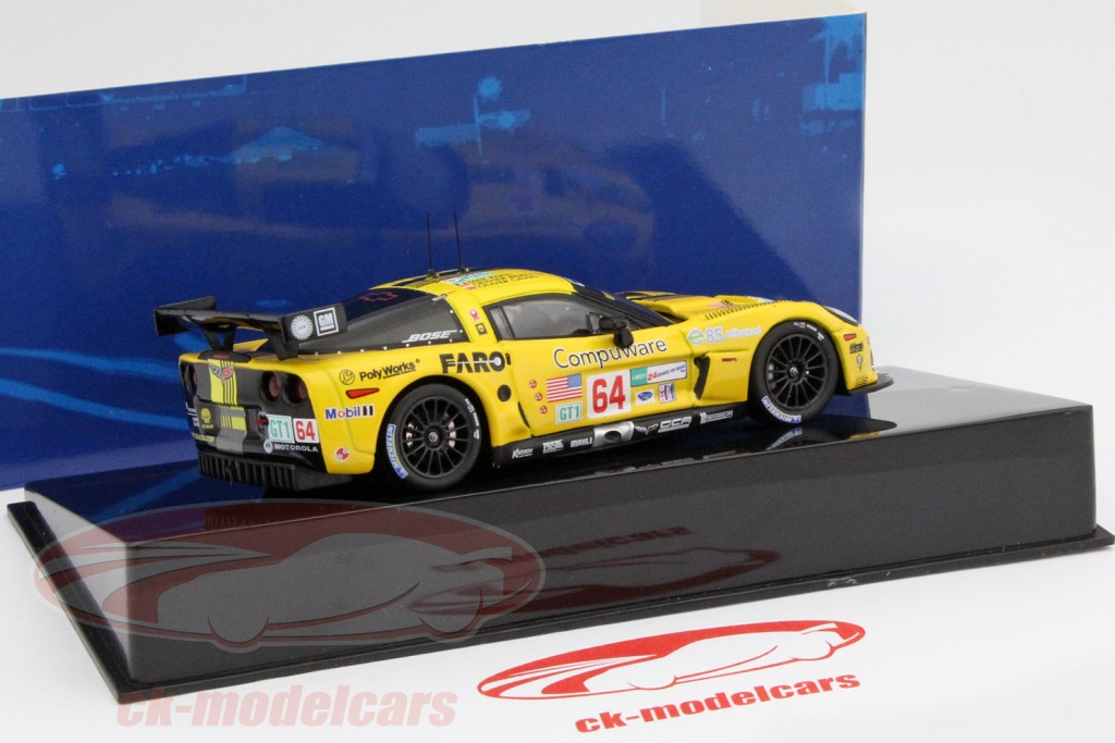 Ixo 1:43 Corvette C6-R LMGT1 #64 3. Space 24h LeMans 2008 Beretta ...