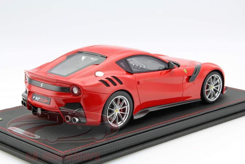BBR Models 1:18 Ferrari F12 TDF Year 2015 red P18121B model car P18121B ...
