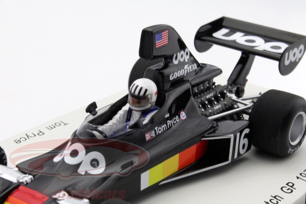 Spark 1:43 Tom Pryce Shadow DN5 #16 Netherlands GP formula 1 1975 S3836 ...