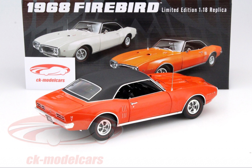 GMP 1:18 Pontiac Firebird Year 1968 orange 1805205 model car 1805205