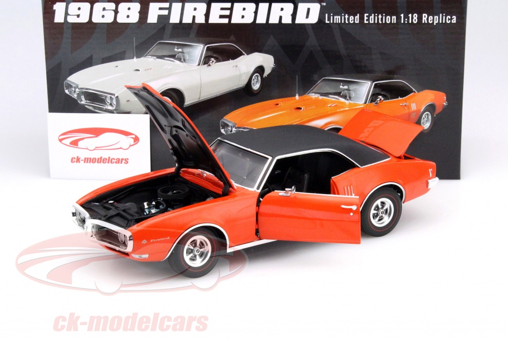 GMP 1:18 Pontiac Firebird Year 1968 orange 1805205 model car 1805205