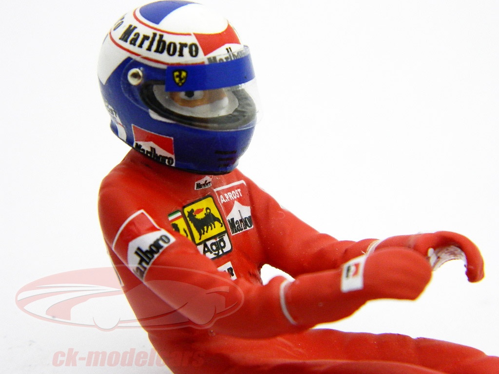 TopModelCollection 1:18 A. Prost driver figure formula one 1990 driving ...