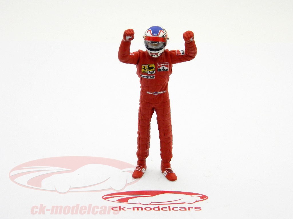 TopModelCollection 1:18 N. Pilote Mansell chiffre formule 1 1990 poing ...