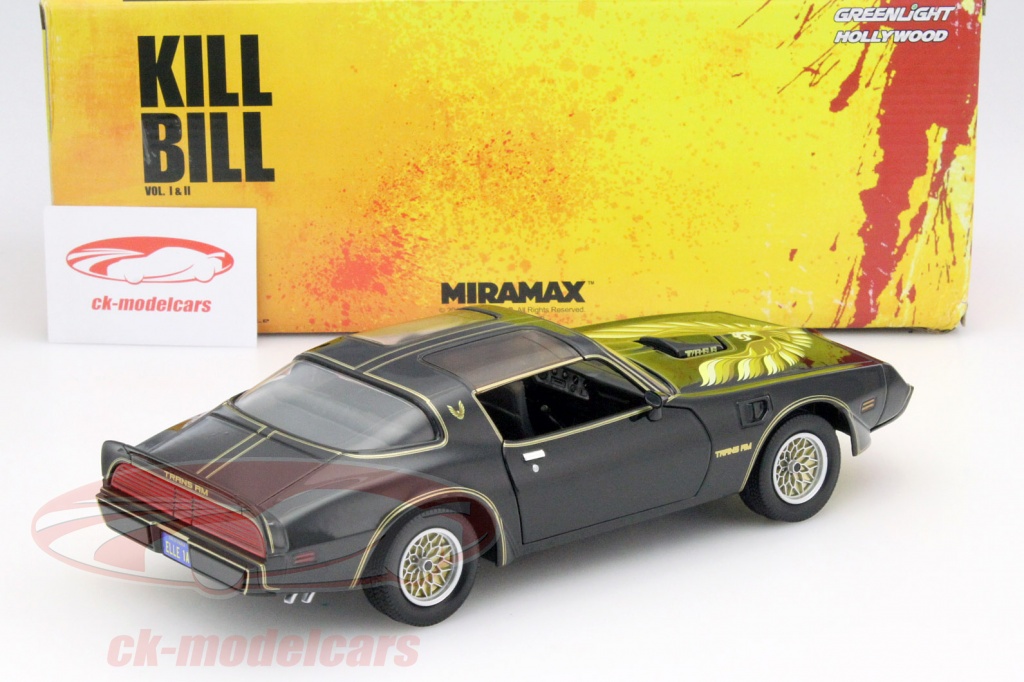 Greenlight 1:18 Pontiac Firebird Trans Am Movie Kill Bill I and II ...