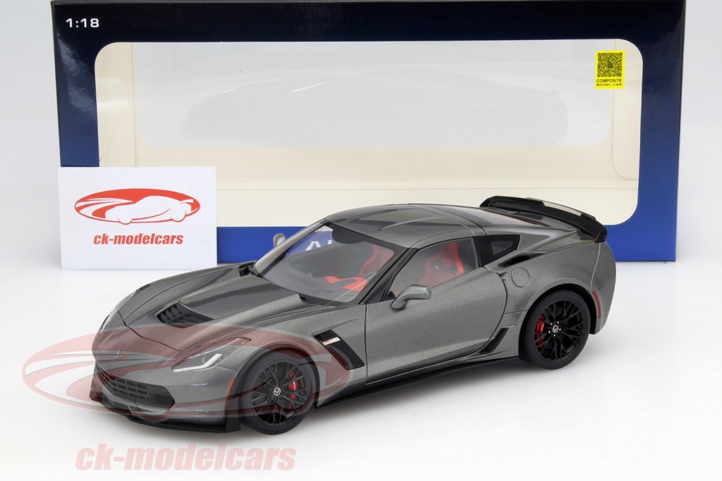 AUTOart 1:18 Chevrolet Corvette C7 Z06 年 2014 ダークシルバー 71264 モデル 車 71264 674110712643