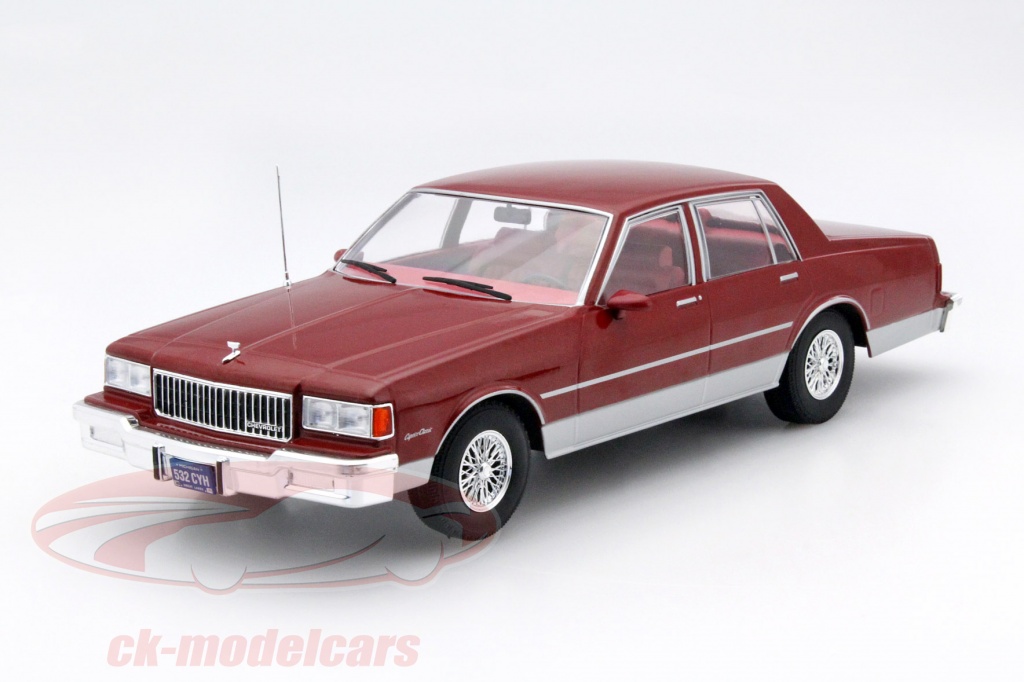 ModelCarGroup 1:18 Chevrolet Caprice Classic Sedan 赤 MCG18040 モデル 車 ...