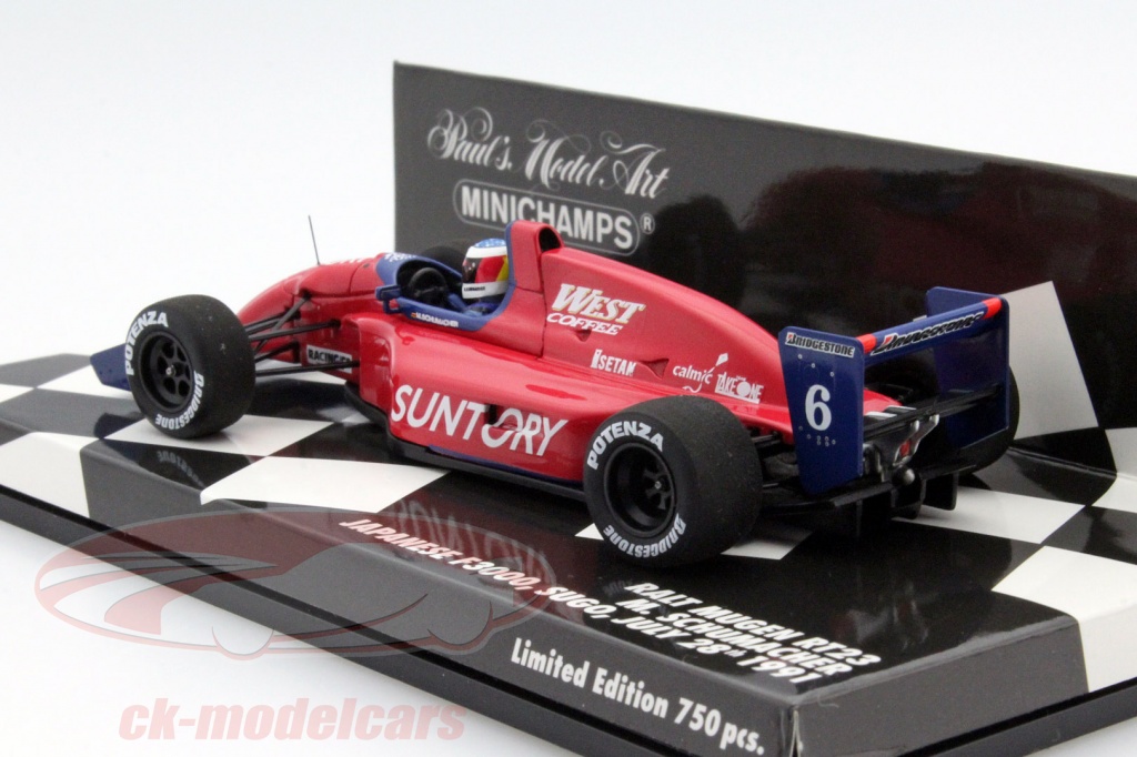 Minichamps 1:43 M. Schumacher Ralt Mugen RT23 #6 Japan F3000 1991 ...
