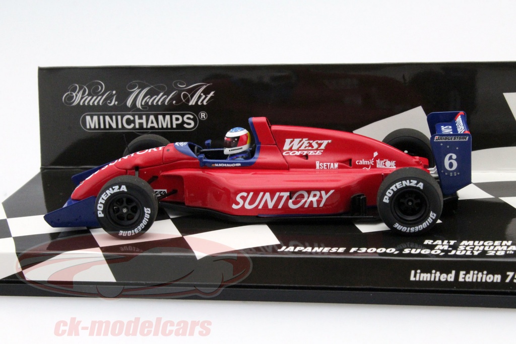 Minichamps 1:43 M. Schumacher Ralt Mugen RT23 #6 Japan F3000 1991 ...