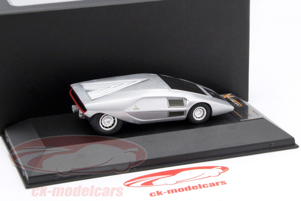 Premium X 1:43 Lancia Stratos Zero Prototype 年 1971 銀 メタリック PR0185 モデル ...