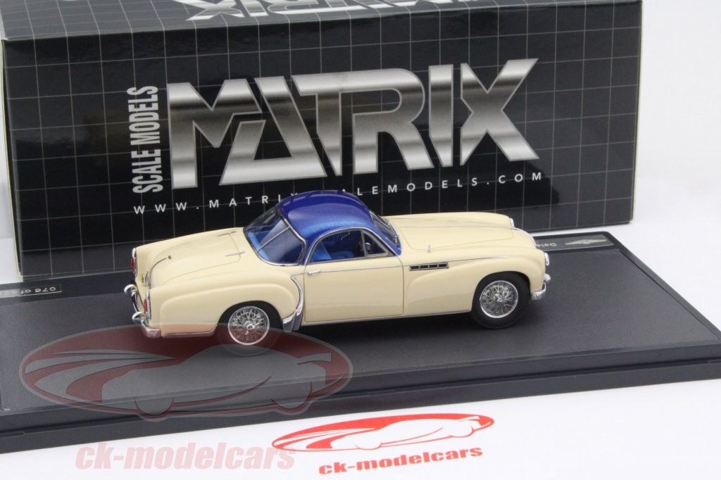 Matrix 1:43 Delahaye 236 Chapron Year 1953 blue / ivory MX50408-011 ...