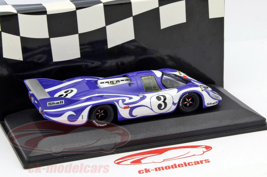 Minichamps 1:43 Porsche 917L Practice Car #3 24h LeMans 1970 Larrousse ...