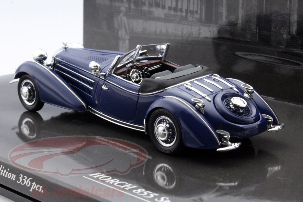 Minichamps 1:43 Horch 855 Special Roadster Year 1938 dark blue ...