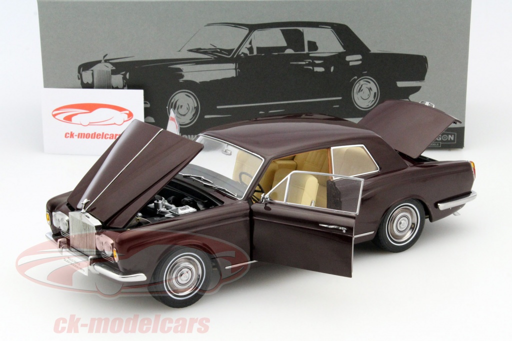 ParagonModels 1:18 Rolls Royce MPW 2 Doors Coupe LHD Year 1968 burgundy ...