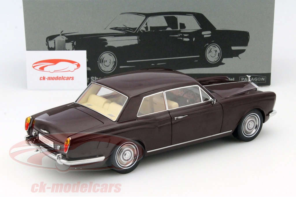 ParagonModels 1:18 Rolls Royce MPW 2 Doors Coupe RHD Year 1968 burgundy ...