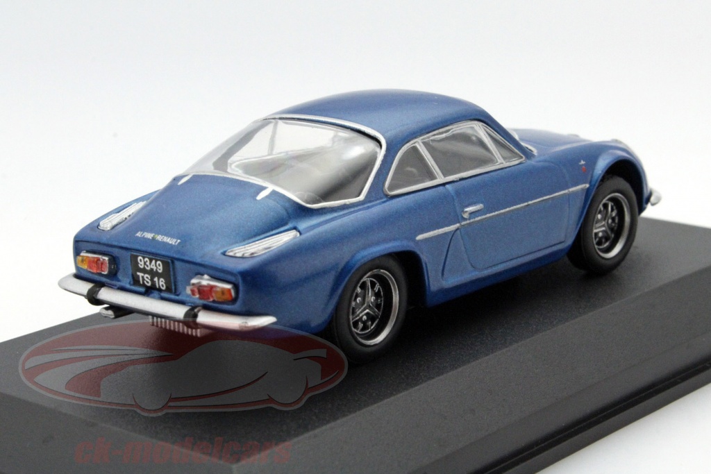 Altaya 1:43 Renault Alpine A110 année 1969 bleu CK31181 modèle voiture ...
