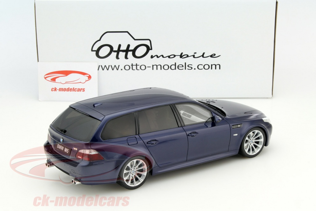 Ottomobile 1:18 BMW M5 (E61) Touring Year 2007 dark blue metallic OT542 ...