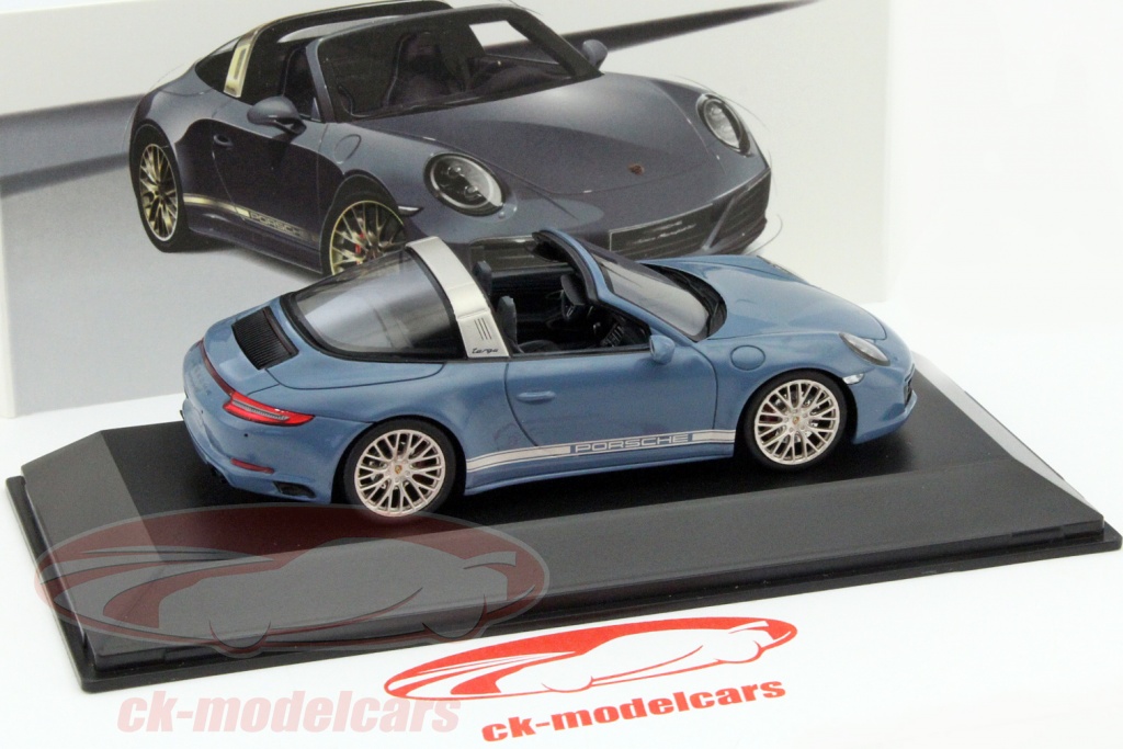 Spark 1:43 Porsche 911 (991) Targa 4S blue WAX02020028 model car ...