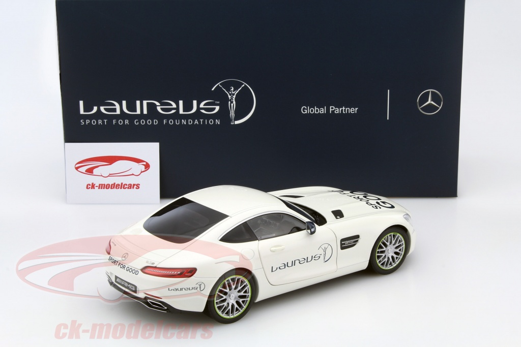 Norev 1:18 Mercedes-Benz AMG GT S C190 Laureus Foundation diamond white ...