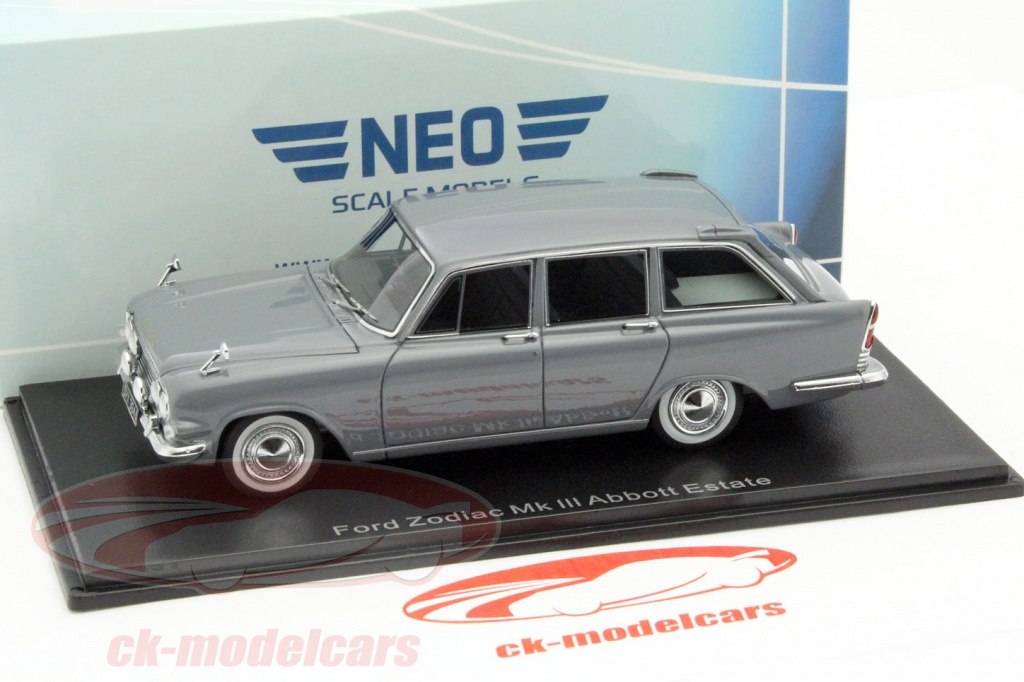 Neo 1:43 Ford Zodiac Mk III Abbott Estate gray neo46310 model car ...