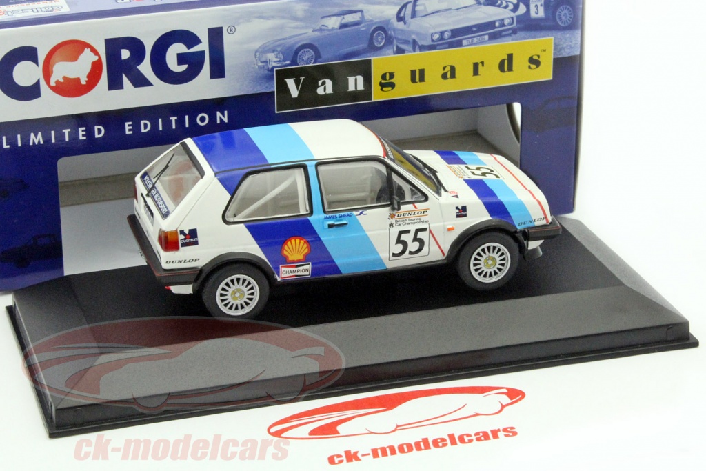 Corgi 1:43 Volkswagen VW Golf GTI MK II 16V #55 BTCC 1988 Shead VA13601 ...
