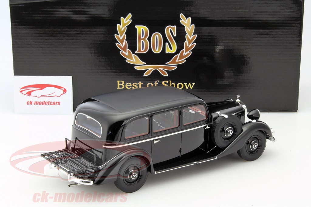 BoS-Models 1:18 Mercedes-Benz 260D Year 1937 black BOS065 model car ...