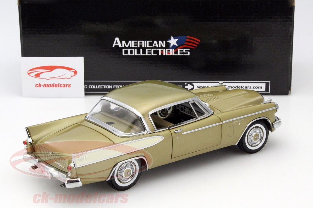 Sun Star Models 1:18 Studebaker Golden Hawk Year 1957 gold 6150 model ...