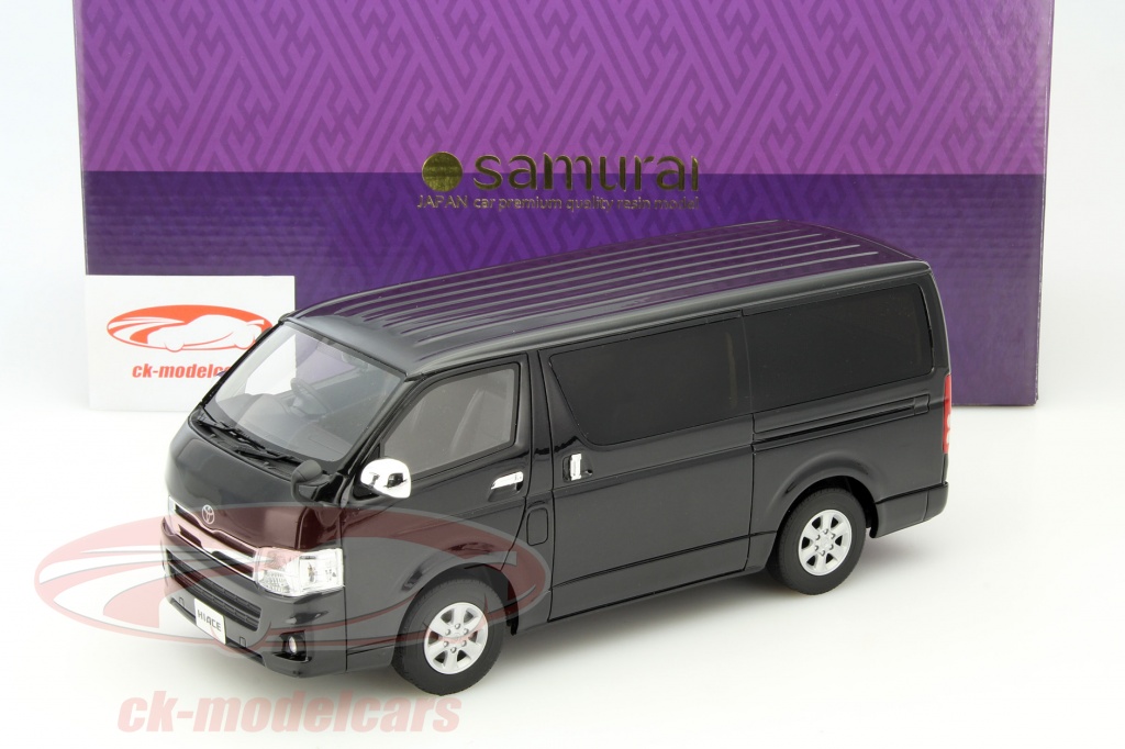 Kyosho 1:18 Toyota Hiace Super GL black KSR18003bk model car KSR18003bk ...