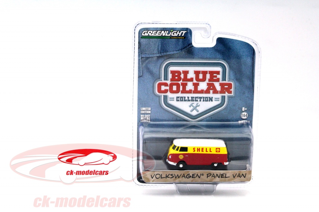 Greenlight 1:64 Volkswagen VW Panel Van Schell gelb / rot 35040 ...