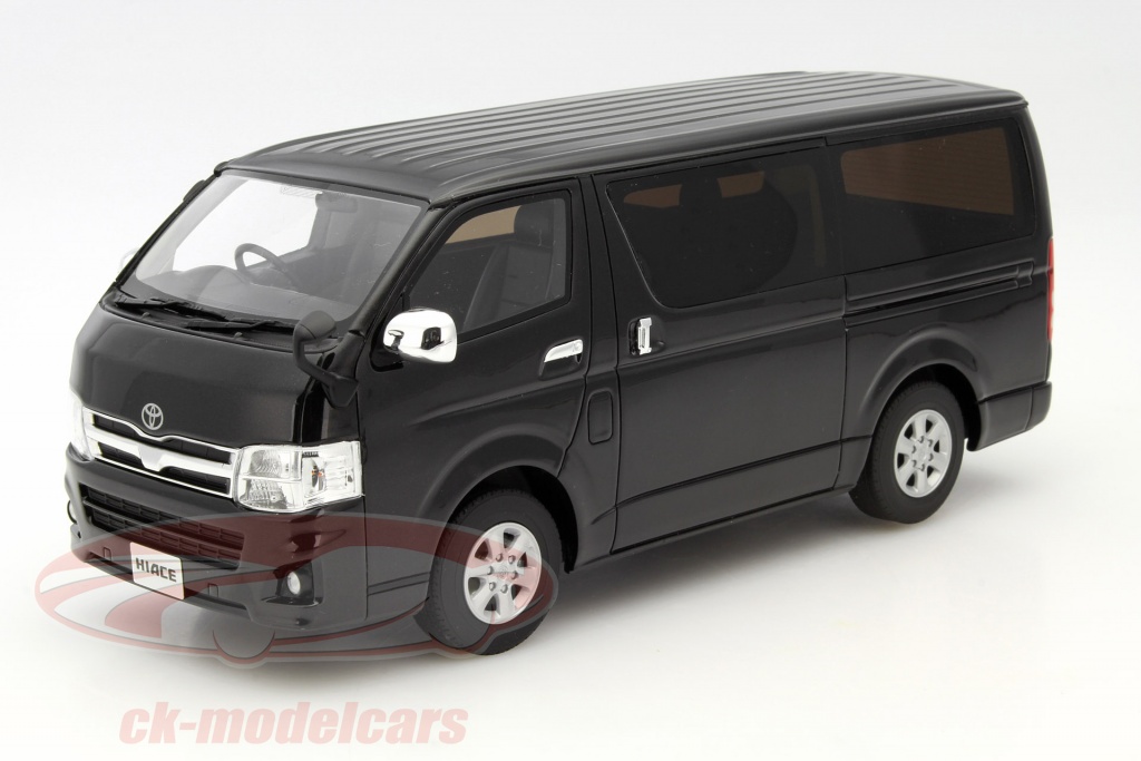 Kyosho 1:18 Toyota Hiace Super GL black KSR18003bk model car KSR18003bk ...