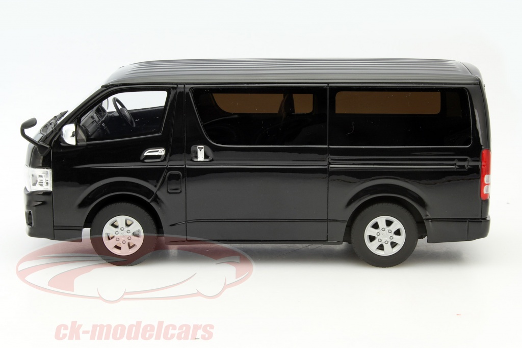 Kyosho 1:18 Toyota Hiace Super GL black KSR18003bk model car KSR18003bk ...