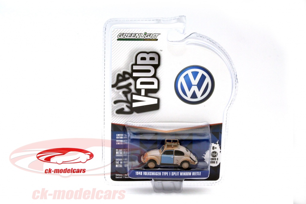 Greenlight 1:64 Volkswagen VW Type 1 Split Window Beetle Year 1948 ...