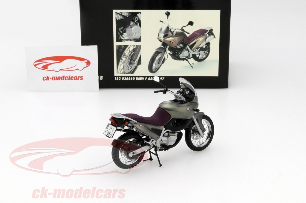 Minichamps 1:18 BMW F650 Year 1997 silver 182026660 model car 182026660 ...