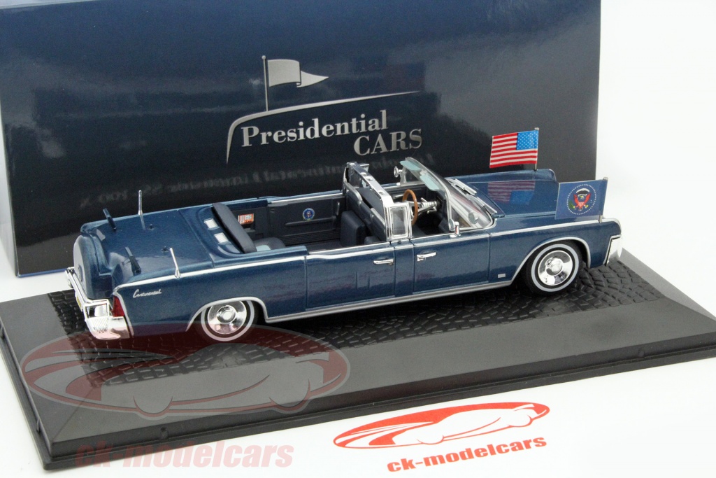 Norev 1:43 Lincoln Continental Limousine SS-100-X J. F. Kennedy azul ...