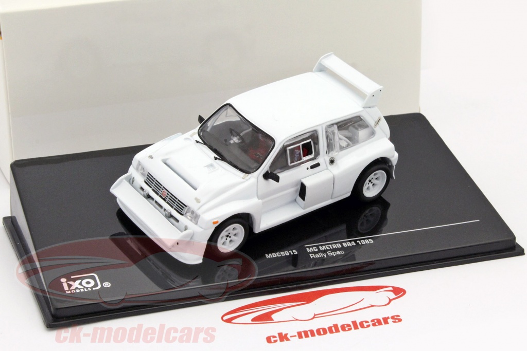 Ixo 1:43 MG Metro 6R4 Plain Body Version 1985 white MDCS015 model car ...