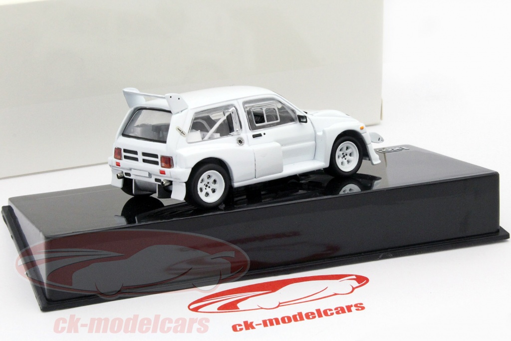 Ixo 1:43 MG Metro 6R4 Plain Body Version 1985 white MDCS015 model car ...