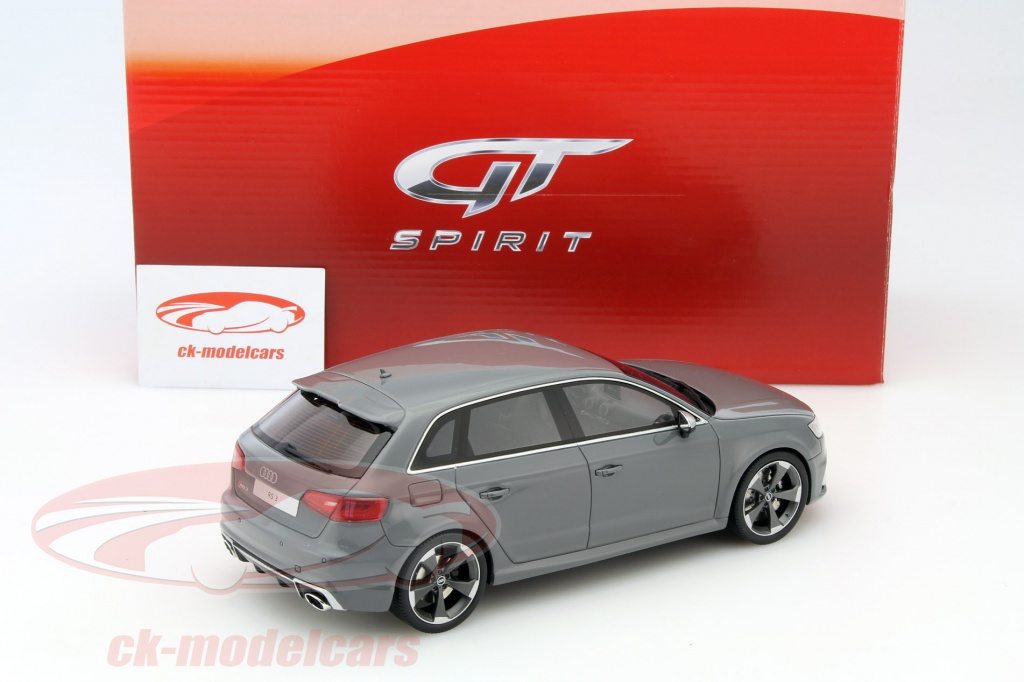 GT-SPIRIT 1:18 Audi RS3 Sportback Year 2015 gray GT095 model car GT095 ...
