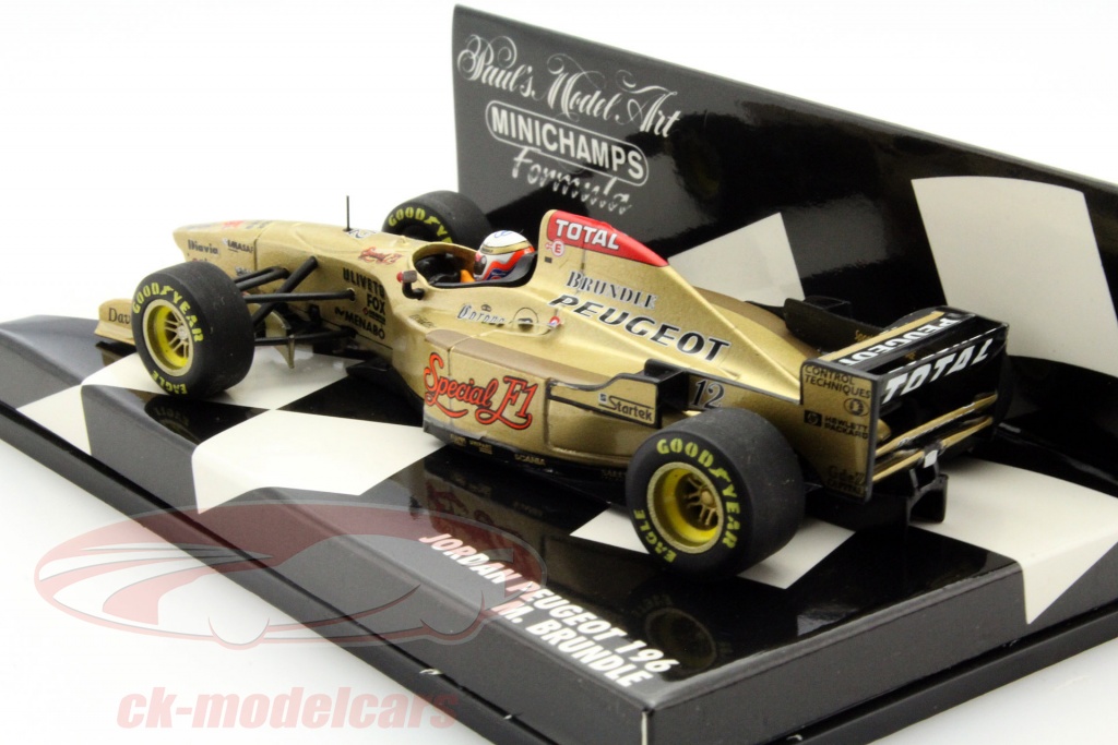 Minichamps 1:43 Martin Brundle Jordan 196 #12 公式 1 1996 430960012 模型 汽车 ...