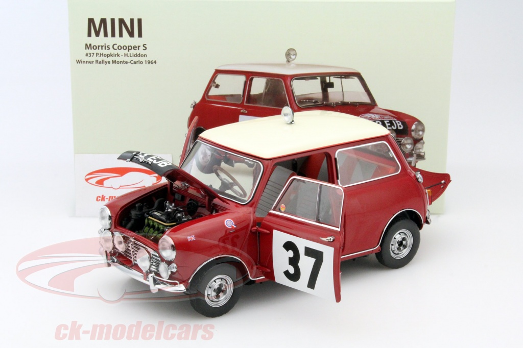 Sun Star Models 1:12 Morris Mini Cooper S #37 胜利者 Rallye Monte Carlo ...