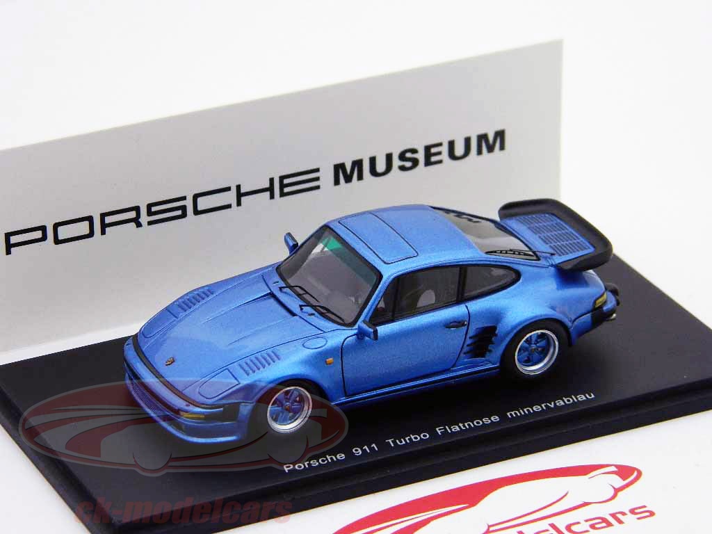 Spark 1:43 Porsche 911 Turbo plat et minerva bleu / bleu minerva MP013 ...