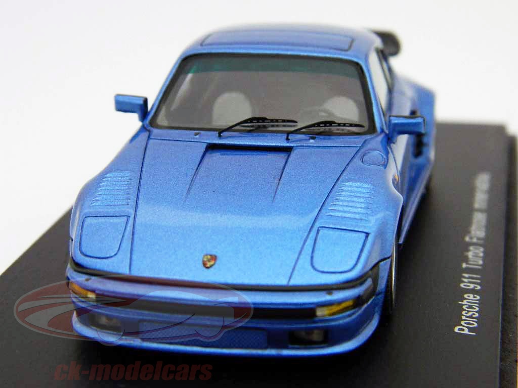 Spark 1:43 Porsche 911 Turbo plat et minerva bleu / bleu minerva MP013 ...