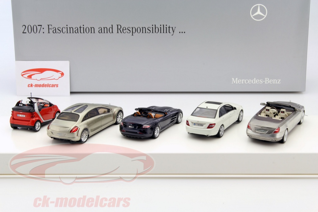 Minichamps 1:43 Mercedes-Benz press set 2007 2007E model car 2007E