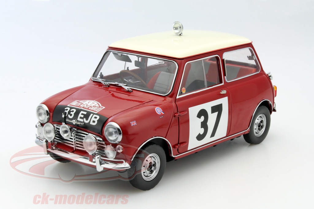 Sun Star Models 1:12 Morris Mini Cooper S #37 胜利者 Rallye Monte Carlo ...