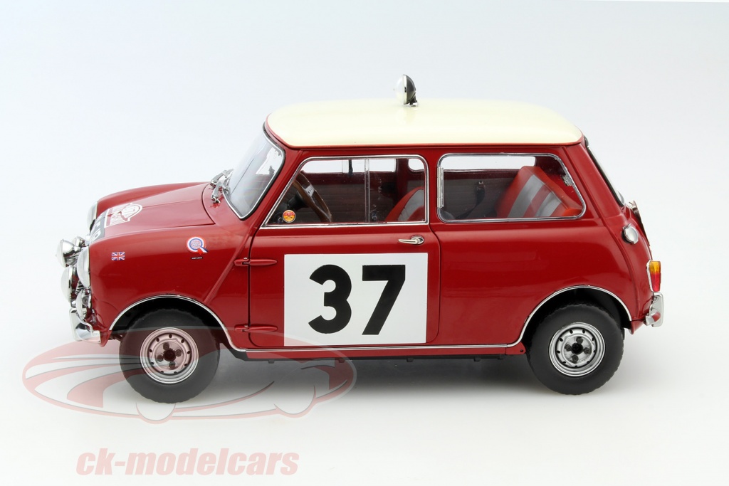 Sun Star Models 1:12 Morris Mini Cooper S #37 胜利者 Rallye Monte Carlo ...