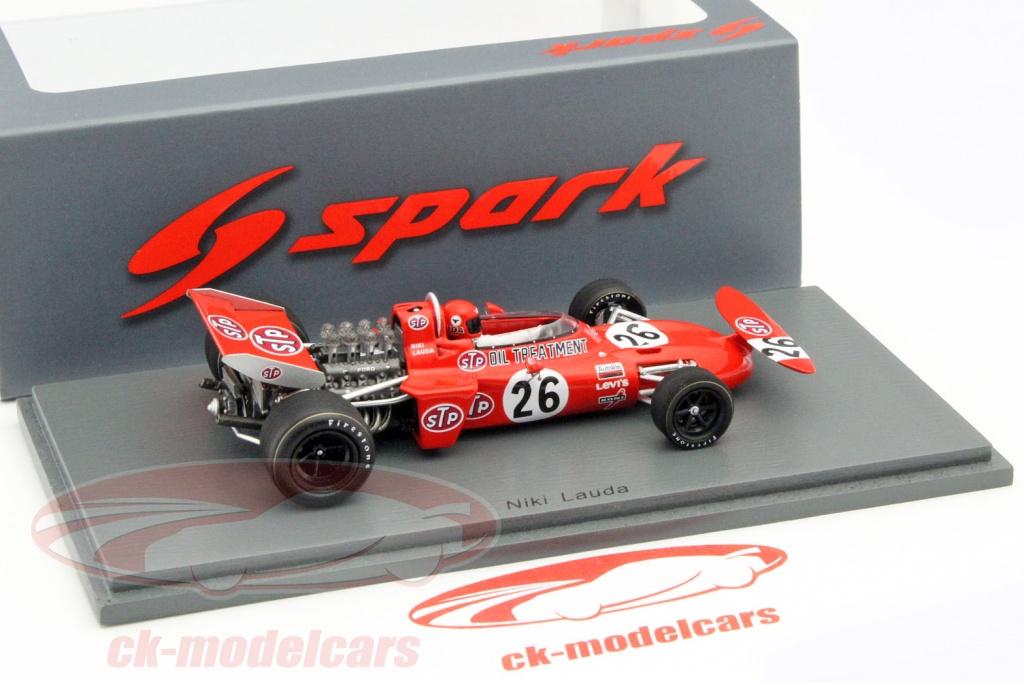 Spark 1:43 Niki Lauda March 711 #26 Österreich GP Formel 1 1971 S3379 ...