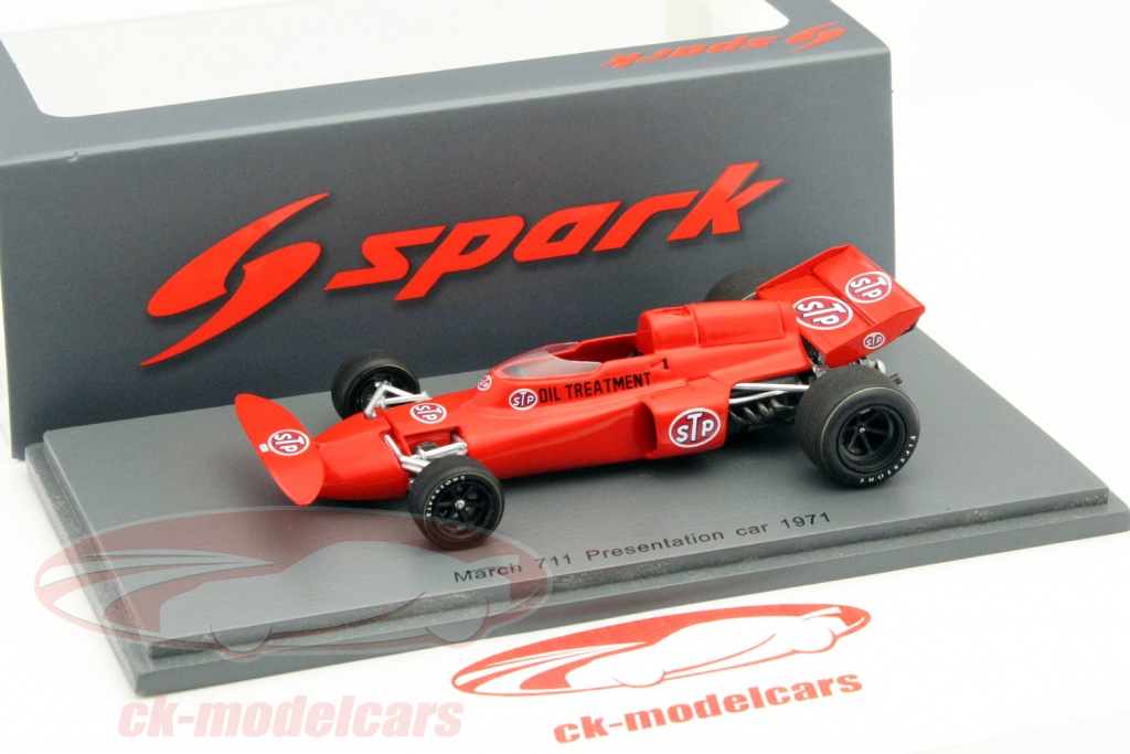 Spark 1:43 March 711 Presentation Car formula 1 1971 S3375 model car ...