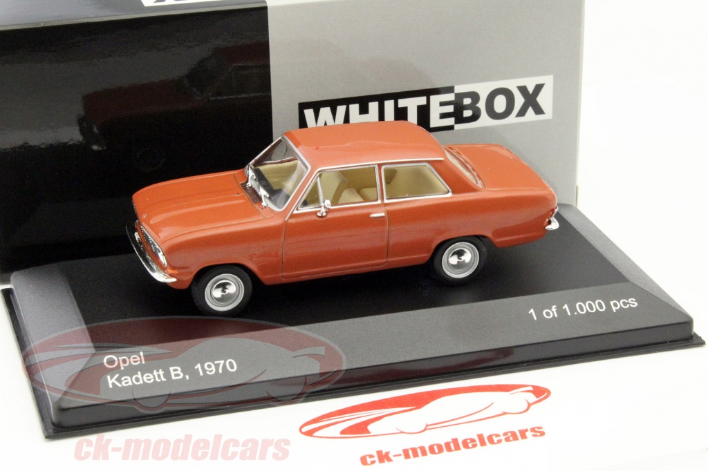 WhiteBox 1:43 Opel Kadett B Year 1970 copper WB143 model car WB143 201990